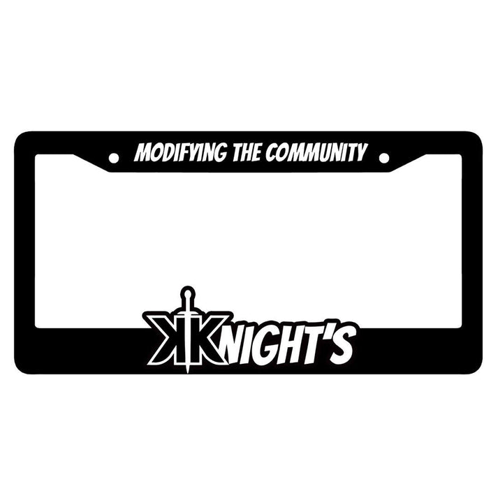 Knight’s License plate Frame – Knights Motorsports